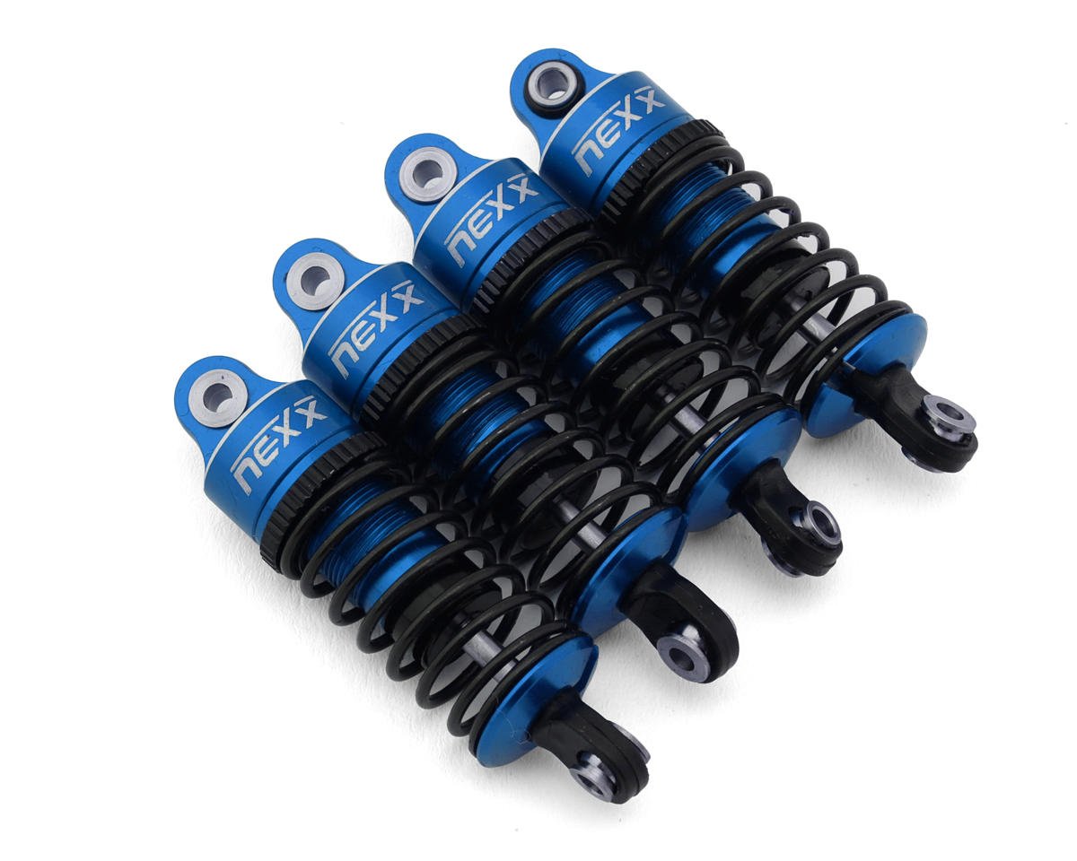 NX-470-BL NEXX Racing Losi® NASCAR® Aluminum Oil-Filled Threaded Shock ...