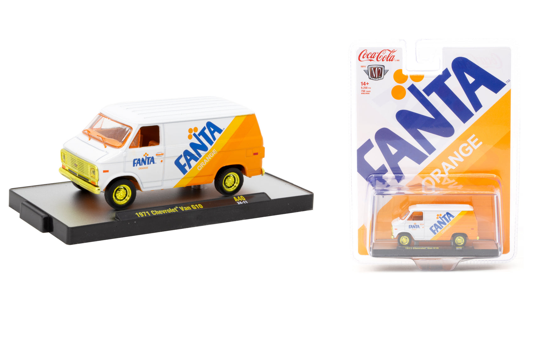 M2Machines 52500-A40 1:64th Scale FANTA 1971 Chevrolet Van G10 - CHASE ...