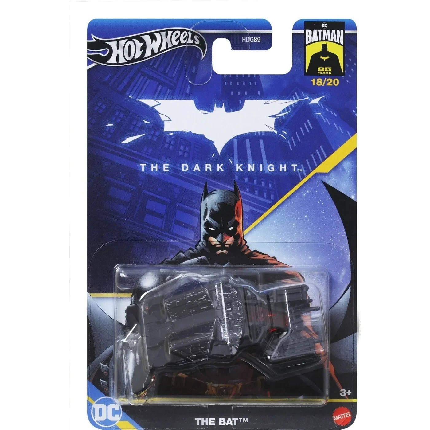 HWHRW33 Hot Wheels Silver Series Batman The Bat 18/20 – New Sun Racing