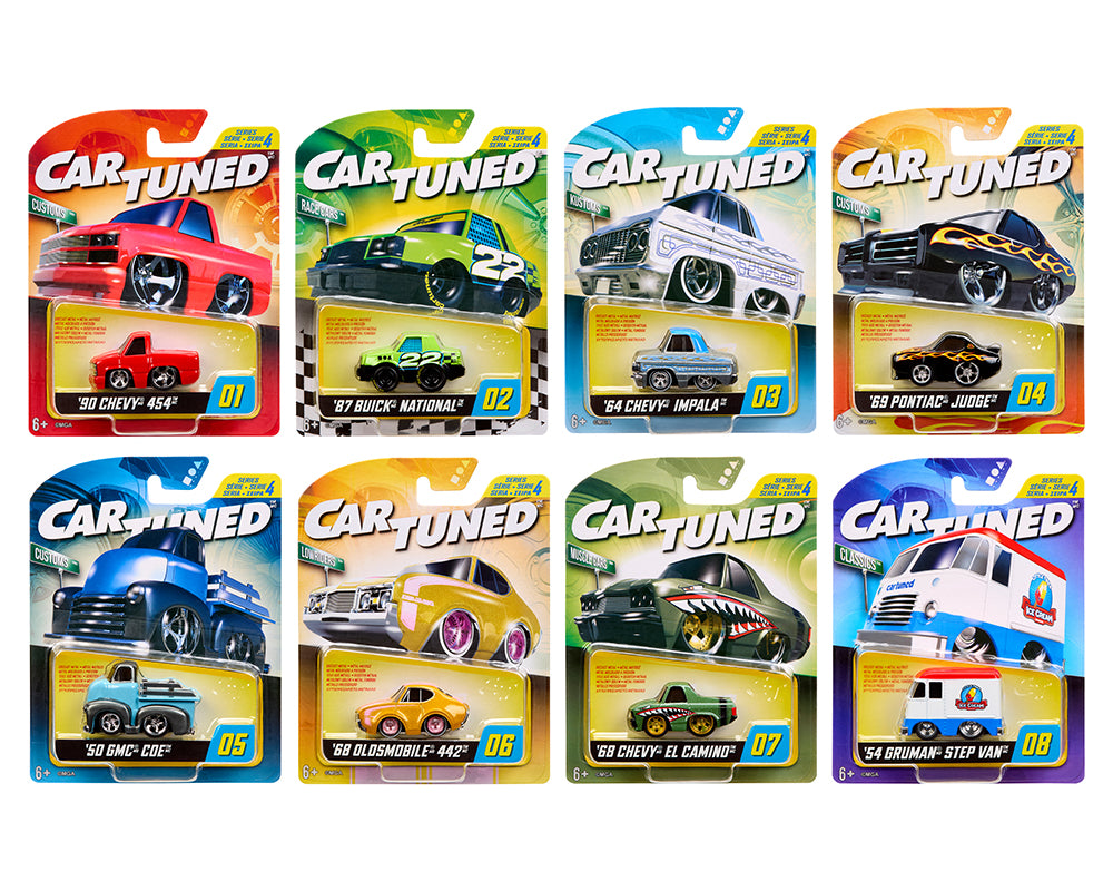 CarTuned 592648-XX3 1:64 Series 4 Hobby Alternate 2025 Assortment of 8 ...