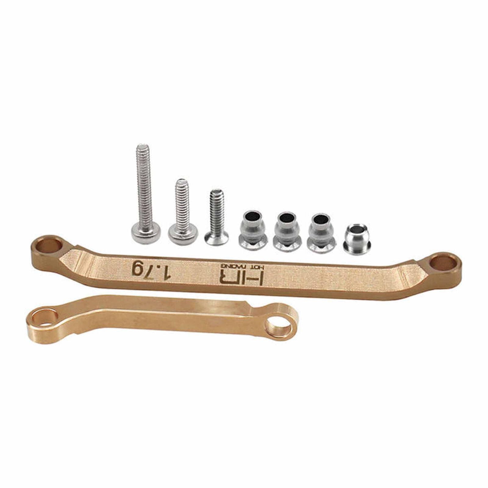HRSXTY49H Brass Tight Tolerance Steering Link Set, 1/30 Axial SCX30 ...