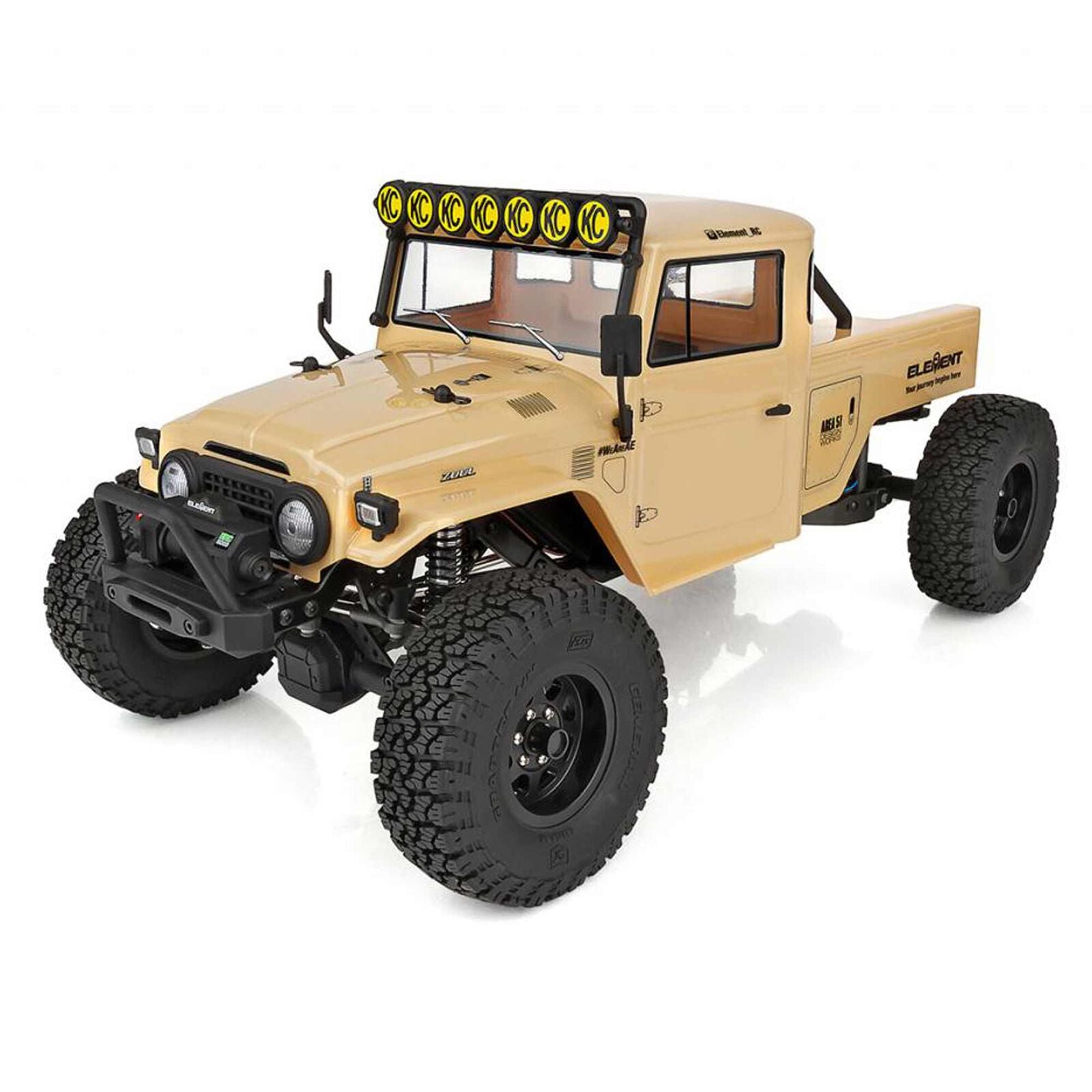 ASC40124C Enduro Trail Truck, Zuul Tan RTR LiPo Combo – New Sun Racing