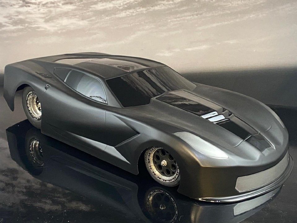 Shark Bodies - Black Widow .060 Real Street Body w/ Bullet Wing - Clea ...
