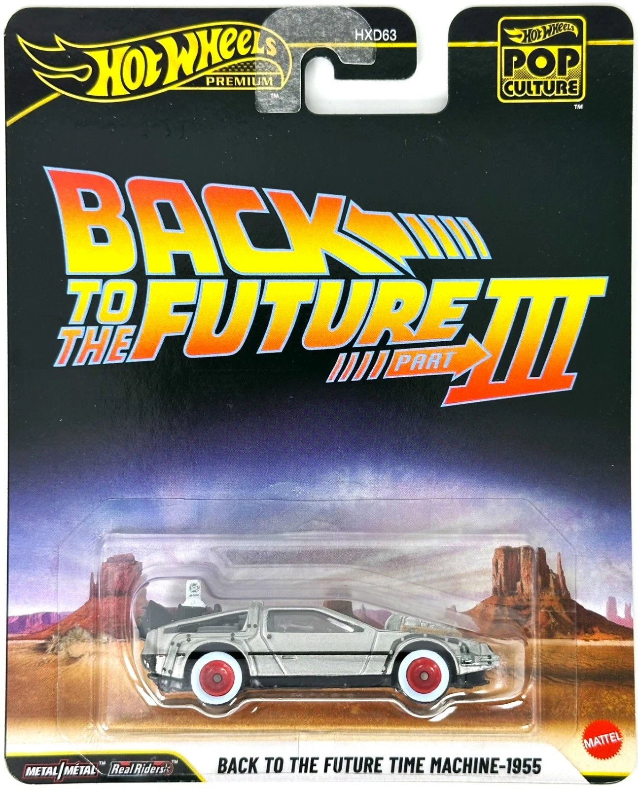 HWJHW94 Hot Wheels Premium Back to the Future Part III Time Machine ...
