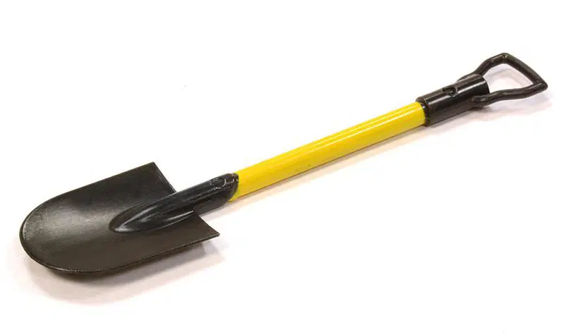 INTC25429YELLOW Realistic Scale Model Shovel 1/10 Size – New Sun Racing