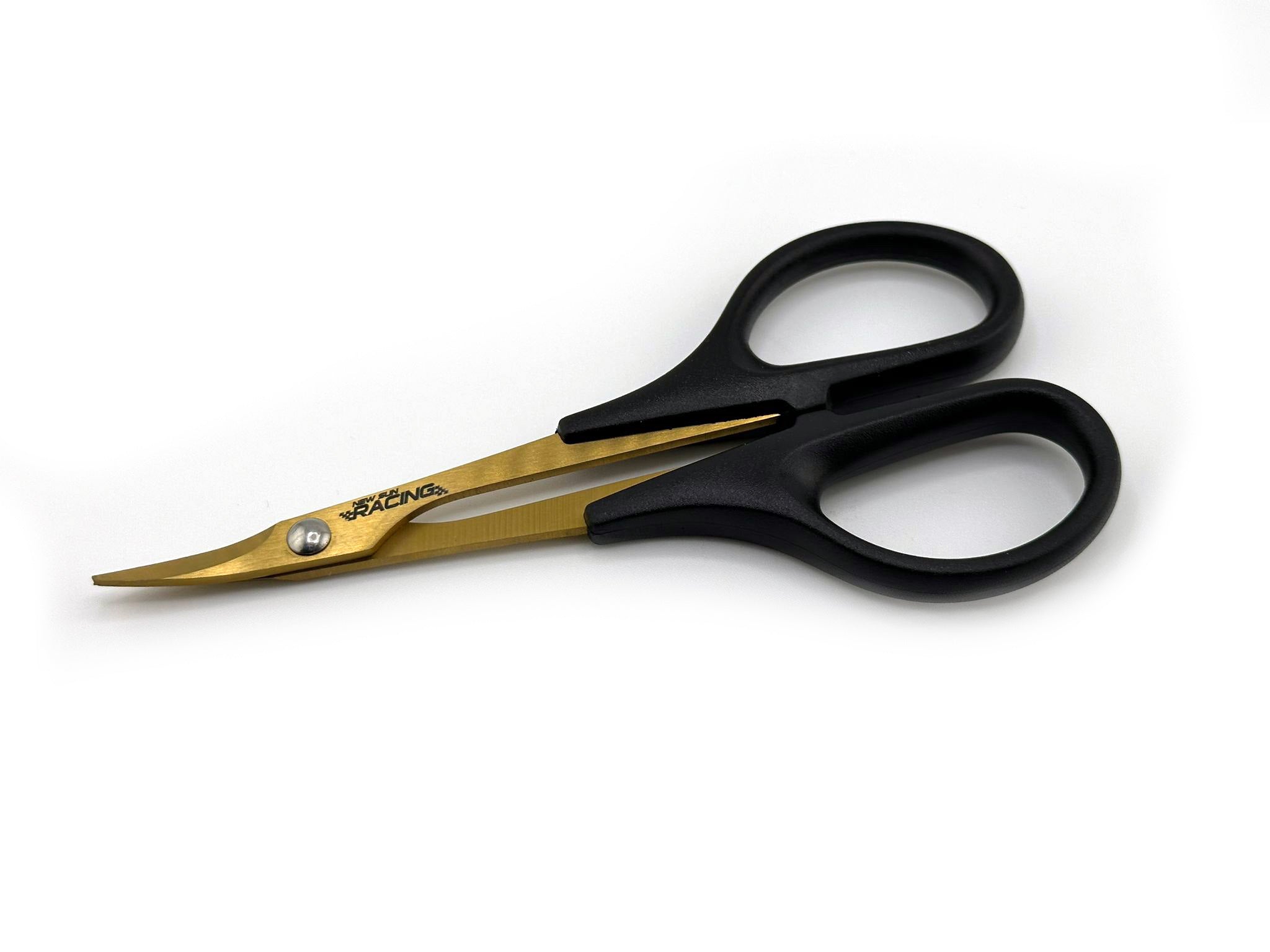NSR-5532 Titanium Coated Curved Scissors- 1 pc – New Sun Racing