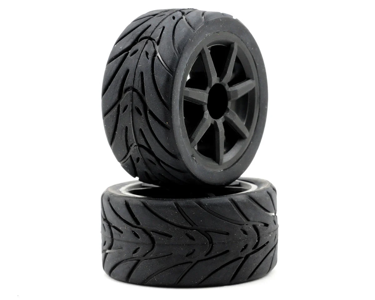 ASC21292 RC18R Wheel/Tire Black – New Sun Racing